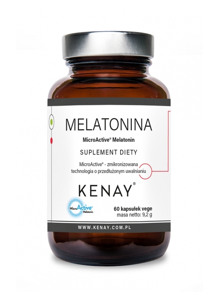 Melatonina MicroActive® Melatonin (60 kapsułek). Cena Sklep Kenay. - KENAY®
